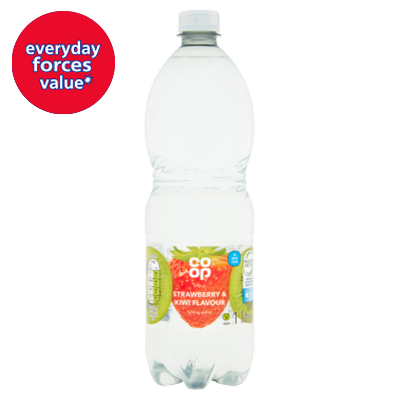 Co-op Strawberry Kiwi Spring Water 1L